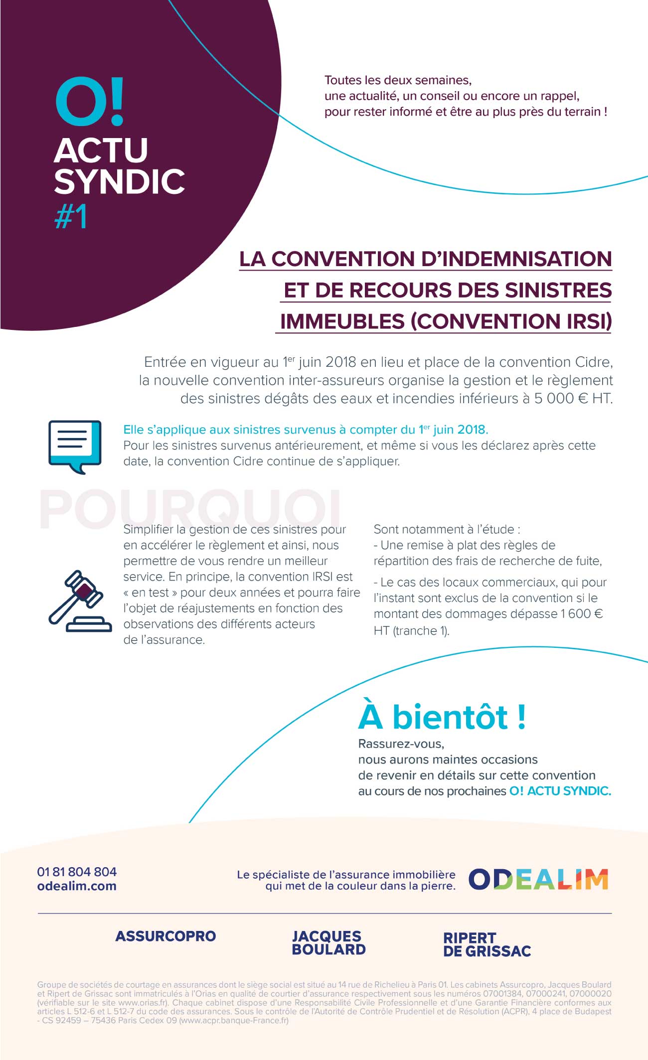 Tout savoir sur la convention IRSI et ses règles